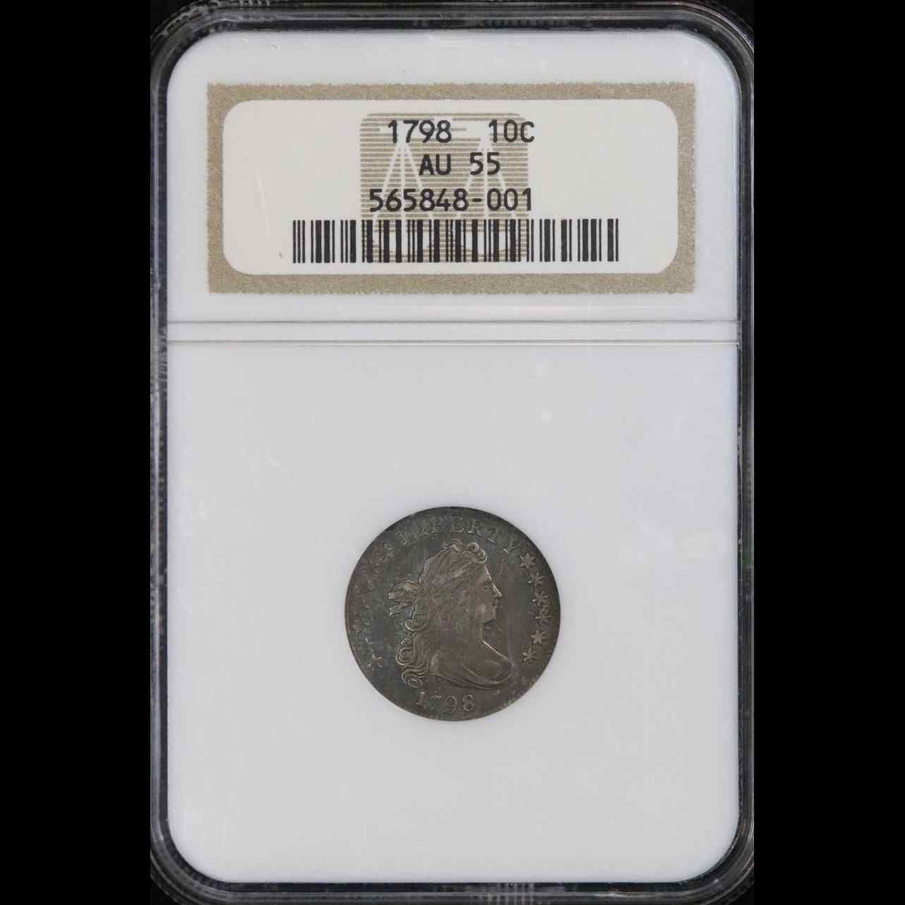 1798 Large 8 Dime – First Coast Coin